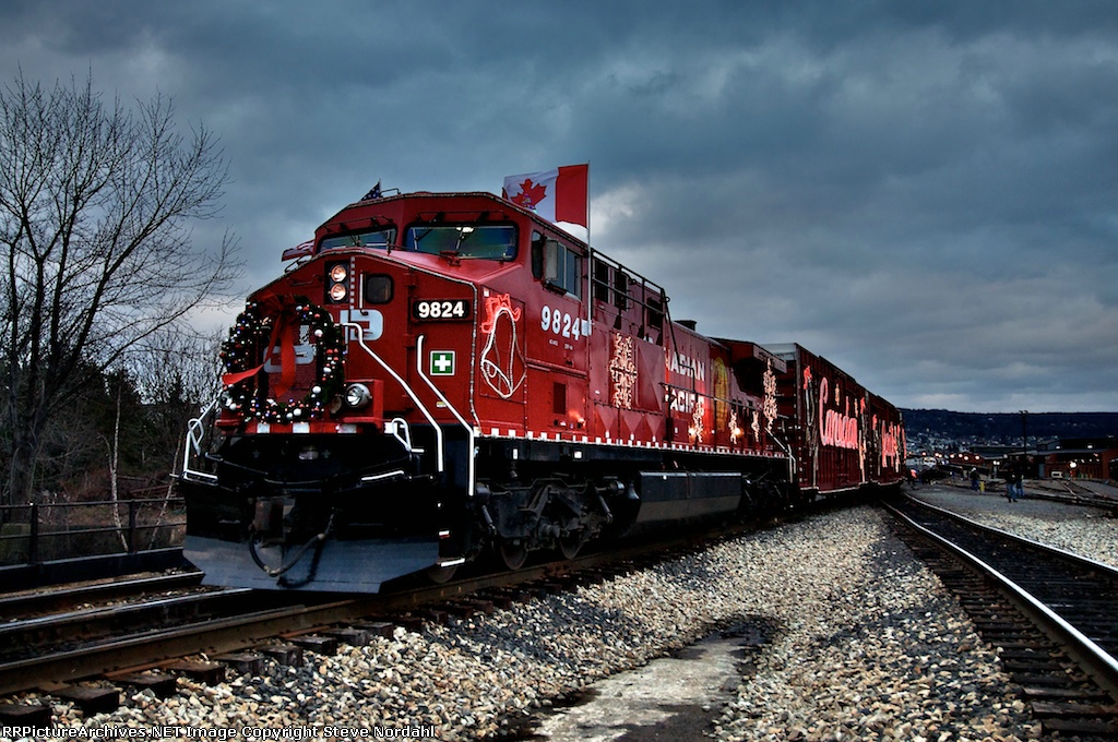2010 CP Holiday train & Steamtown Operations